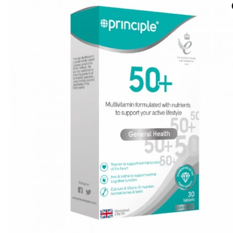 Principle 50 plus UK multivitamin supplement 30s - Medstore