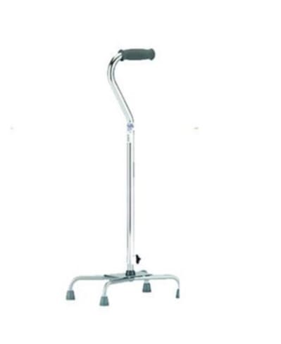 Quad cane curved adjustable stainless steel – Medstore