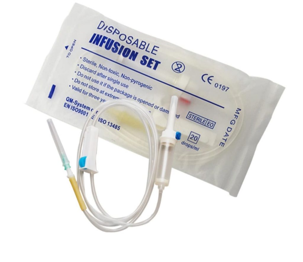 Disposable infusion set 25 pc sterile - Medstore