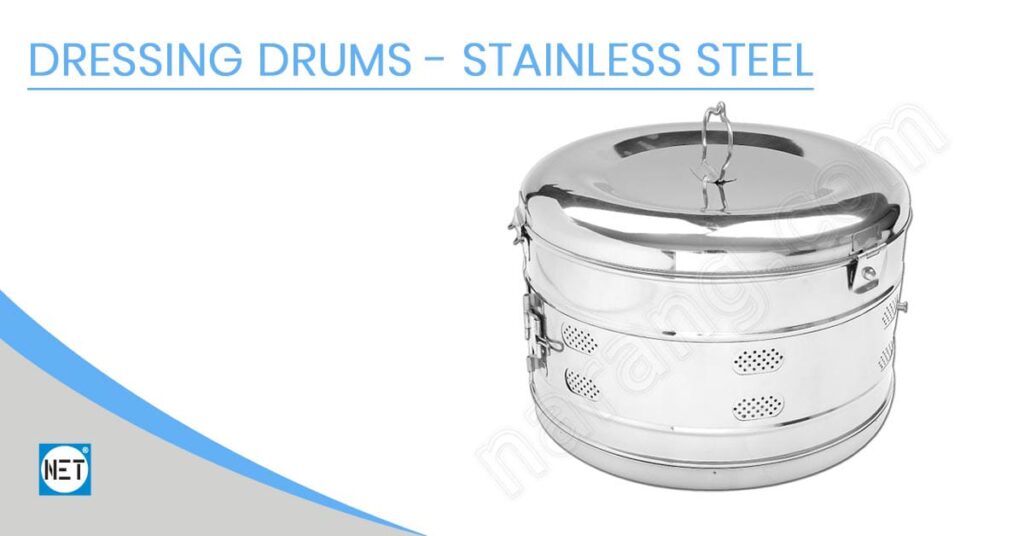 Dressing Drums Stainless Steel - Medstore