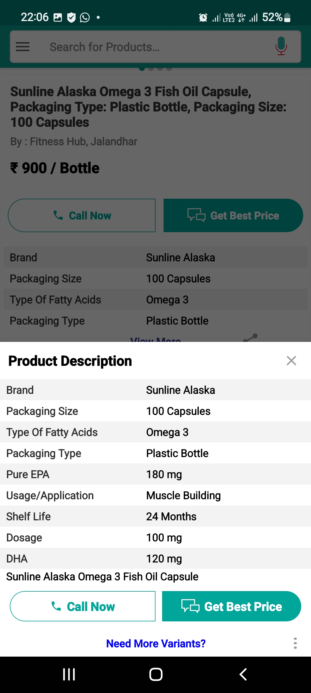 Alaska American fish oil omeg 3 ,1000 mg 100 capsules - Medstore