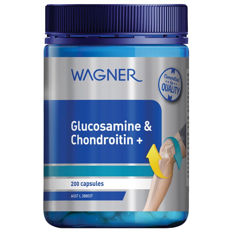 Wagner Glucosamine & Chondroitin + 200 Capsules - Medstore