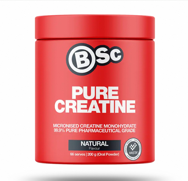 BSc Pure Creatine Monohydrate 200g 66 Servings - Medstore