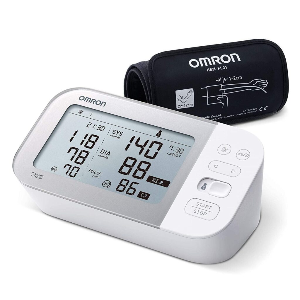 Omron Automatic Blood Pressure Monitor Atrial Fibrillation HEM-7361T ...